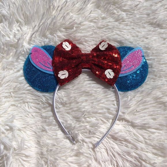 Accessories | Lilo And Stitch Minnie Mouse Ears Headband | Poshmark